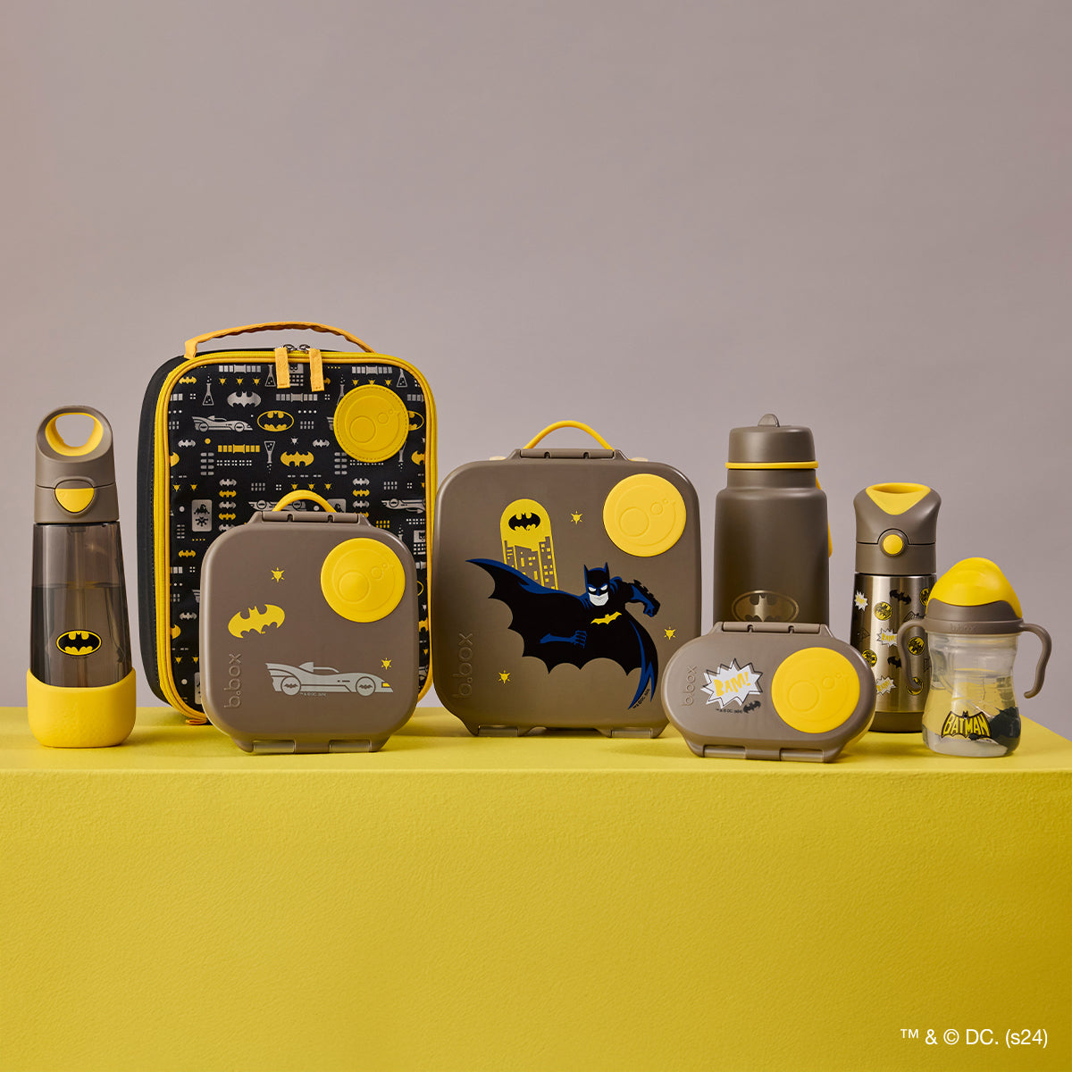 Batman by b.box - mini lunch box | small lunch box for kids snack box ...
